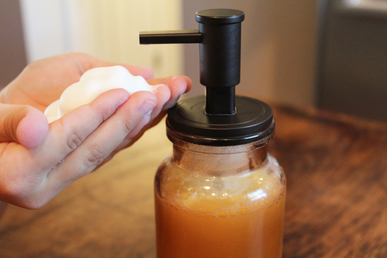 DIY Foaming Hand Soap - At Home with Molly